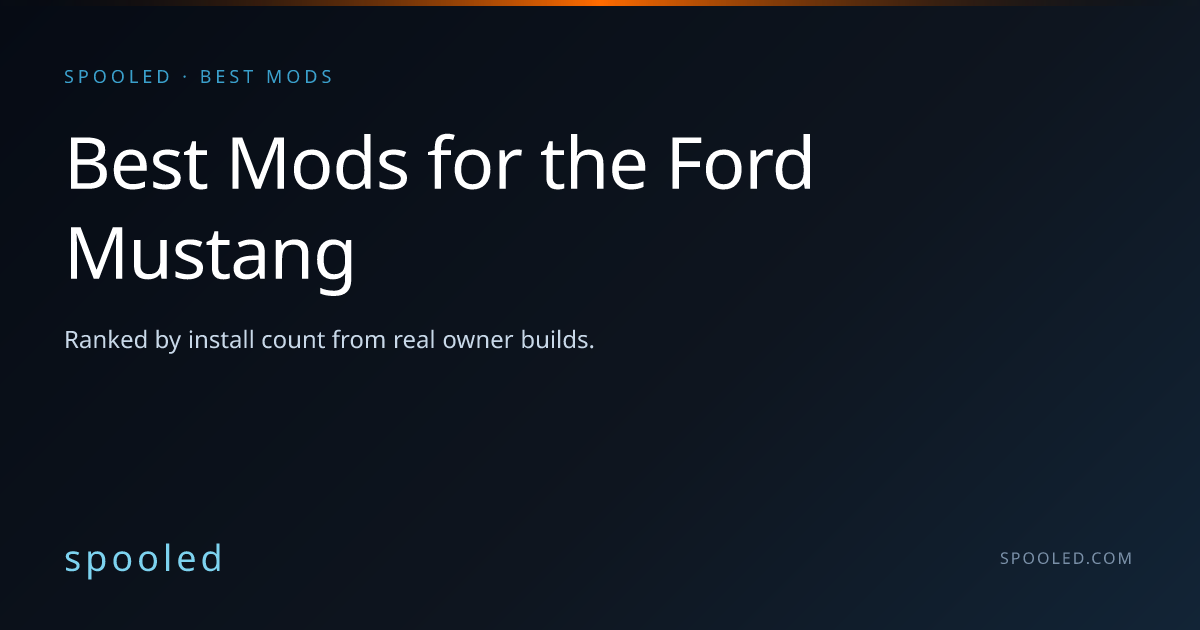 Best Mods for the Ford Mustang (2026) | SPOOLED