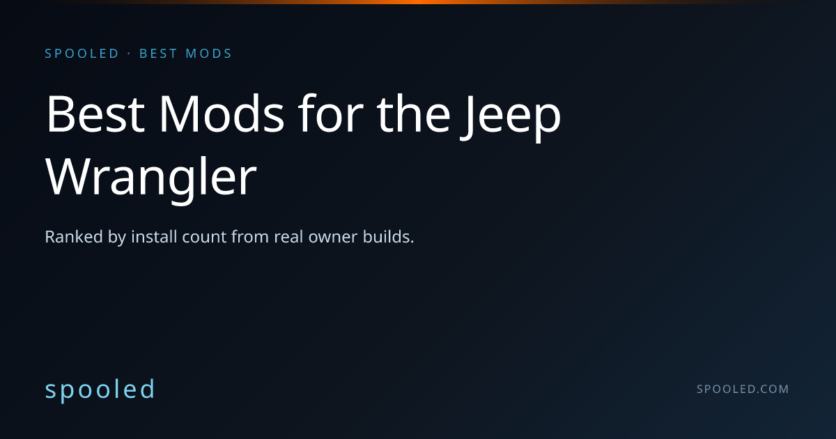 Best Mods for the Jeep Wrangler (2026) | SPOOLED